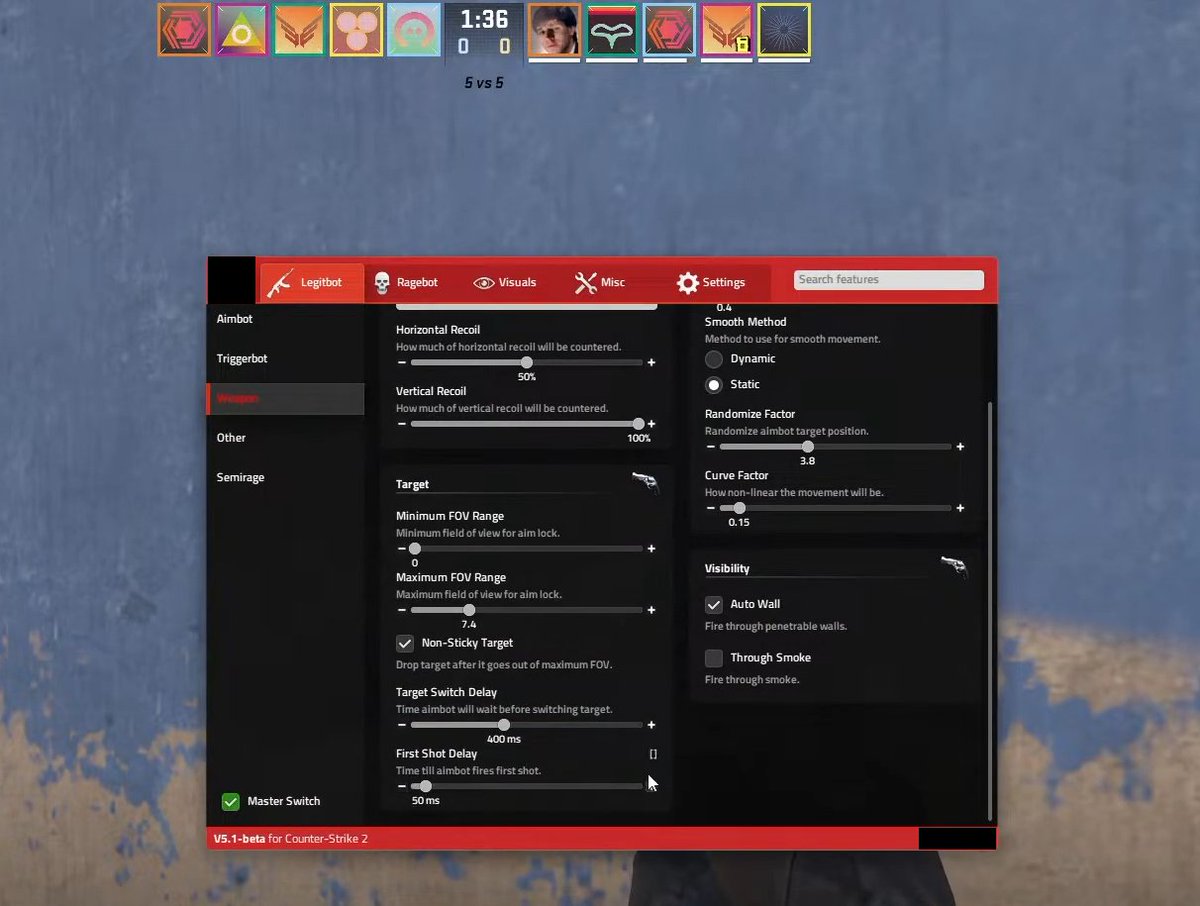 Anti-Cheat Vaccoin on Twitter: "What does a cheat interface look like on CS2?🤔 Notice the number ...