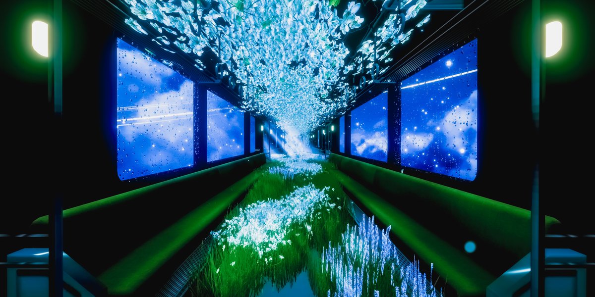 Neomance【VR Photographer】 on Twitter: "The Night Sky Express 夜空特急列車 World : Deep Night Train ...