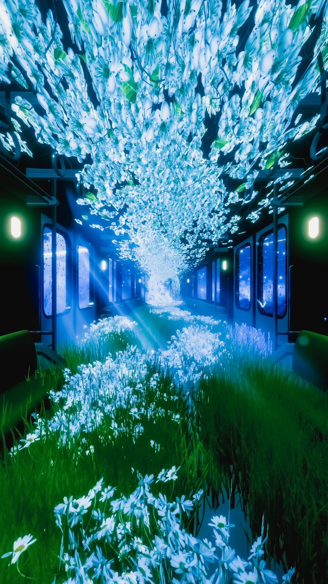 Neomance【VR Photographer】 on Twitter: "The Night Sky Express 夜空特急列車 World : Deep Night Train ...