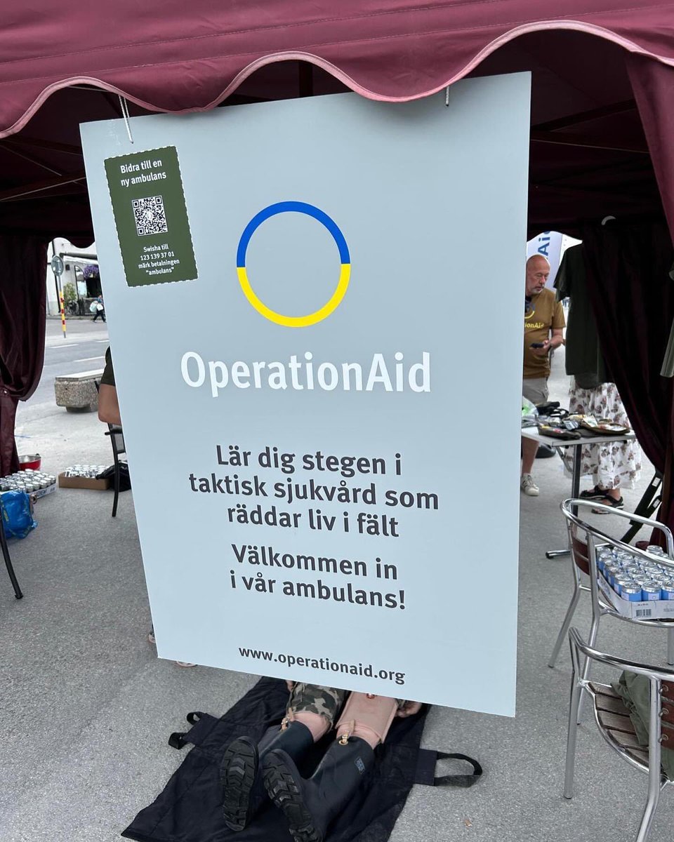 OperationAid Sweden on Twitter: "Nu är vi på plats i Almedalen där vi visar och berättar om vår ...