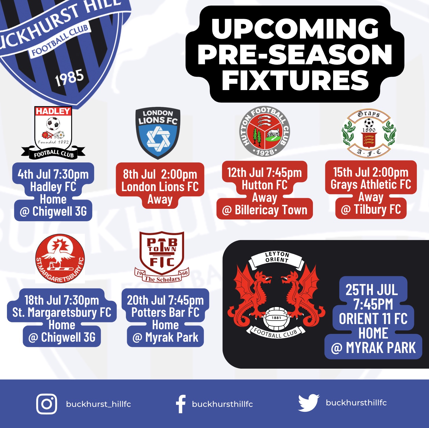 Buckhurst Hill FC on Twitter: Buckhurst Hill FC on Twitter: