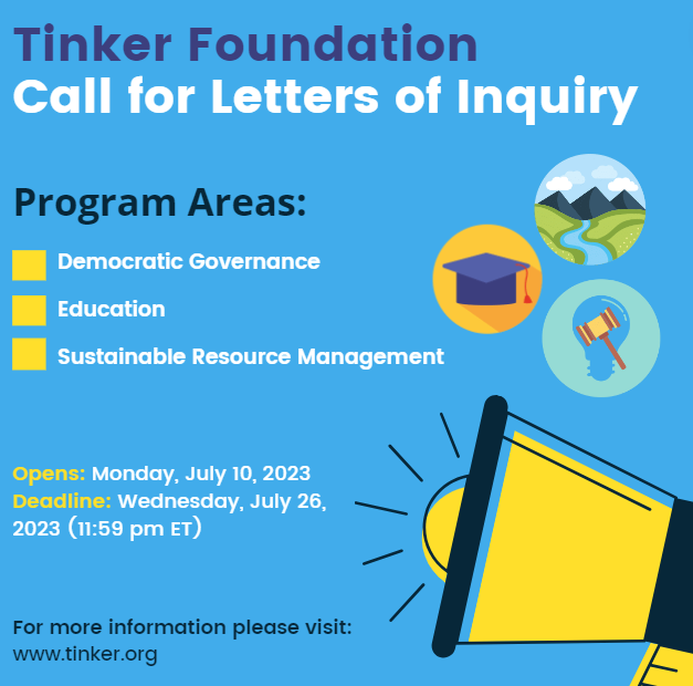 Tinker Foundation - SUPPORTING THE PEOPLE AND ORGANIZATIONS ...