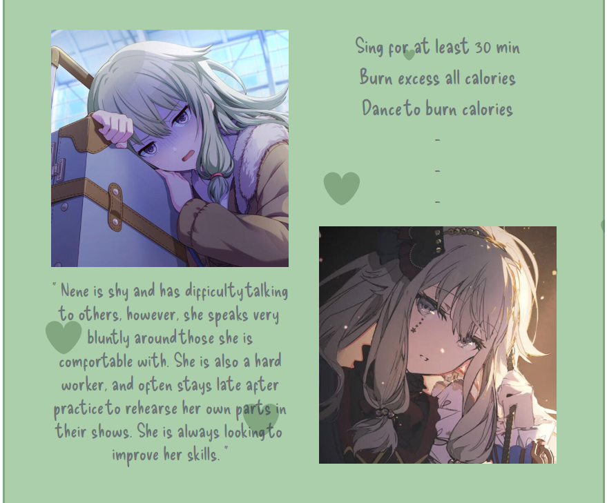 Miya ☆彡 edtwt / idoledtwt on Twitter: "Nene Kusanagi Themed Diet