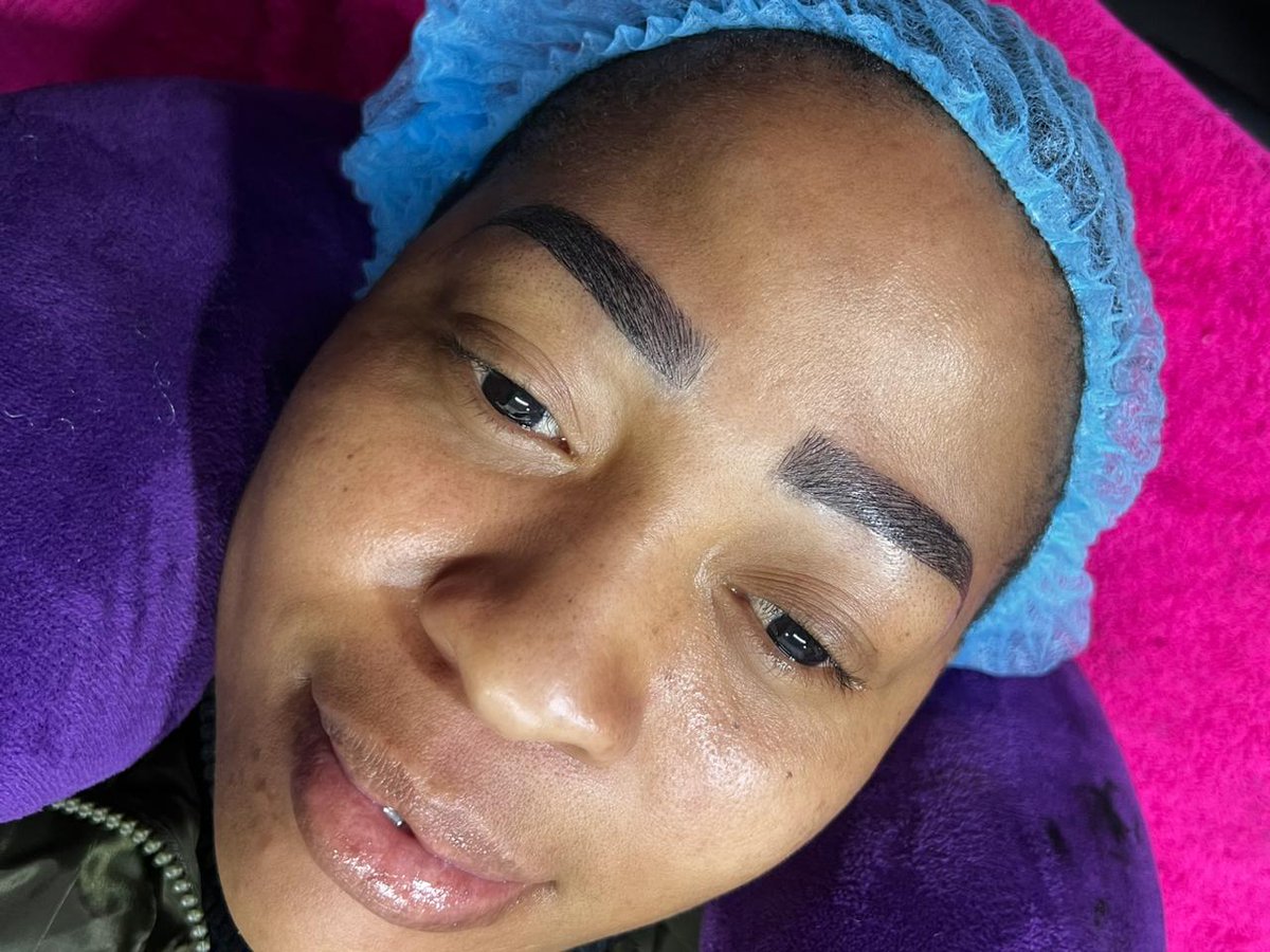 Queen Yama plugs 🔌 on Twitter: "Today I did micro blading at Mooi's Beaty bar. Lalela they did ...