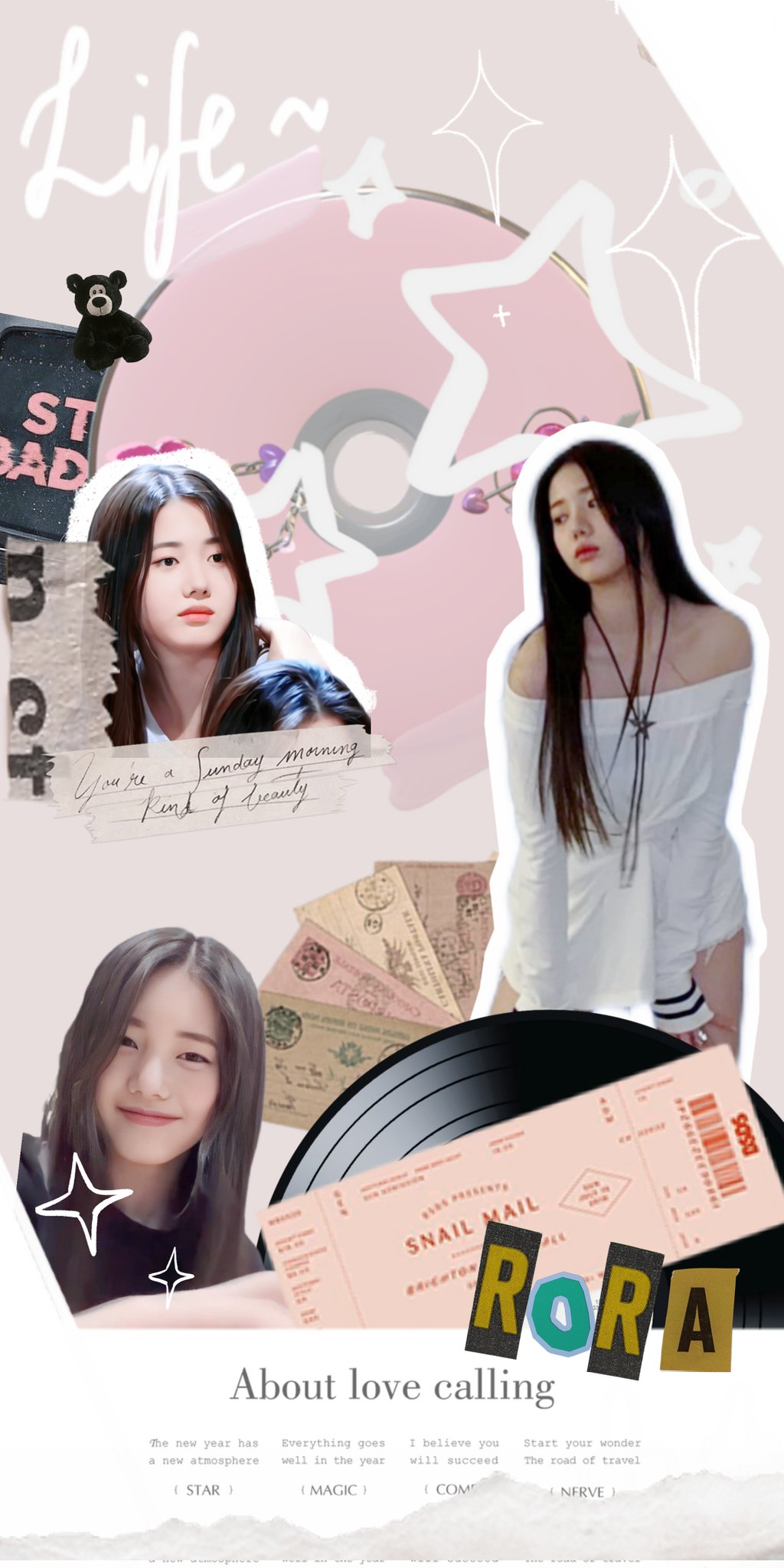 Raaa_y on Twitter: "A collage of photos of Ror⭐ pink pink ~ ️ #BABYMONSTER #베이비몬스터 #RORA #로라 ...