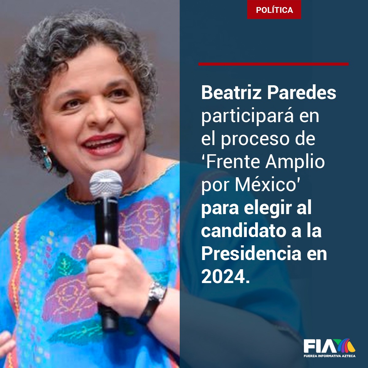 Fuerza Informativa Azteca on Twitter: "¡PURA DESTAPADERA! #Elecciones2024 | @BeatrizParedes ...