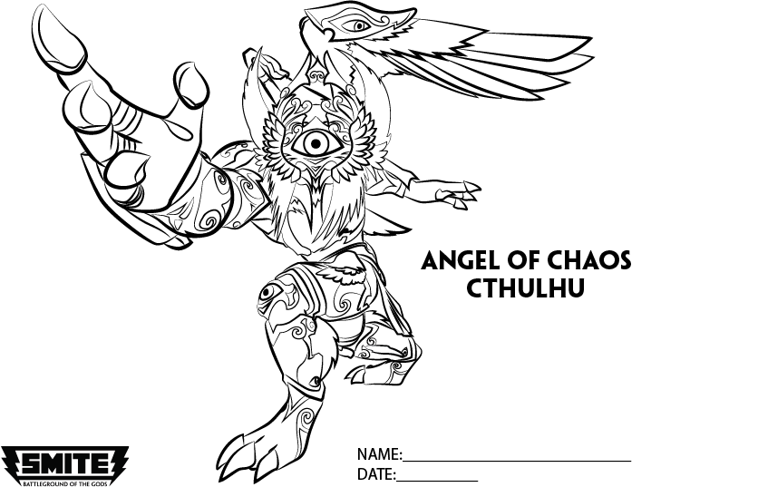 Smite Scylla Coloring Pages Coloring Pages