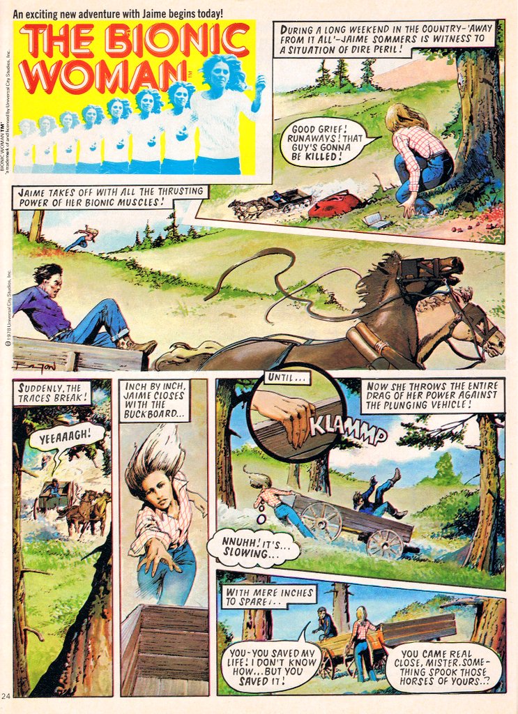 Graeme Wood on Twitter: "From June 1978 it's LOOK-IN! Blondie! The Bionic Woman! Lindsay Wagner ...