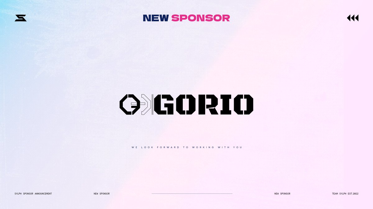 SYLPH on Twitter: " NEW SPONSOR ╲SYLPH × GORIO╱ GORIO brings new computer technology that ...