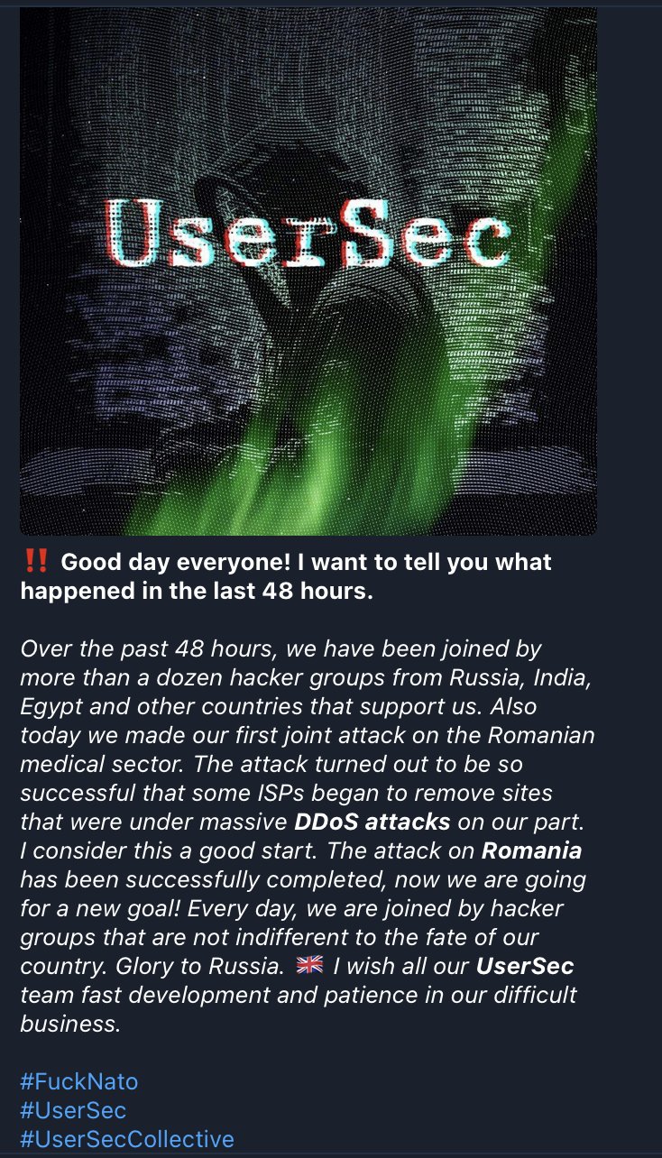 UserSec Targets UK, NATO In New Cyber Attack Campaign UserSec Targets UK, NATO In New Cyber Attack Campaign