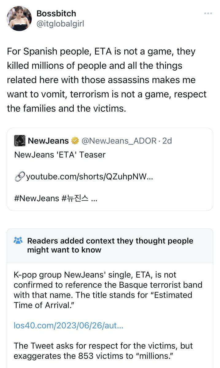 newtannies ⁷𓃺 on Twitter: "TWITTER HITTING KPOP STAN WITH A COMMUNITY NOTE!! GET THEM 😭"