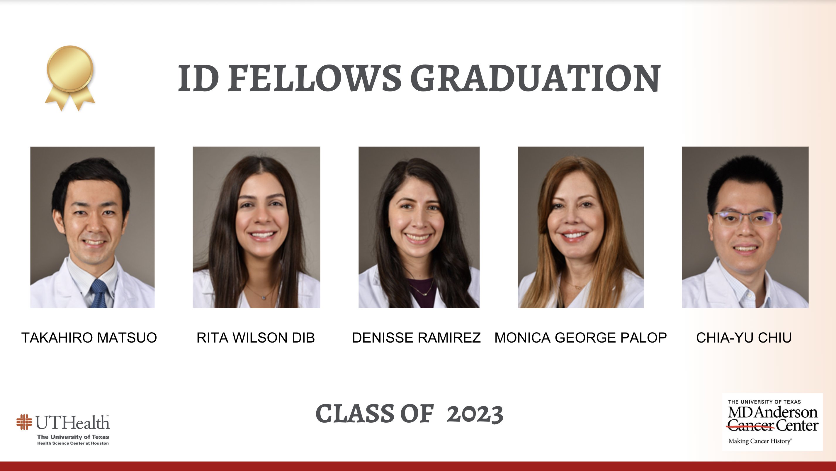 UTHealth Houston Infectious Diseases on Twitter: "【ID Fellows Graduation】Class of 2023 ...