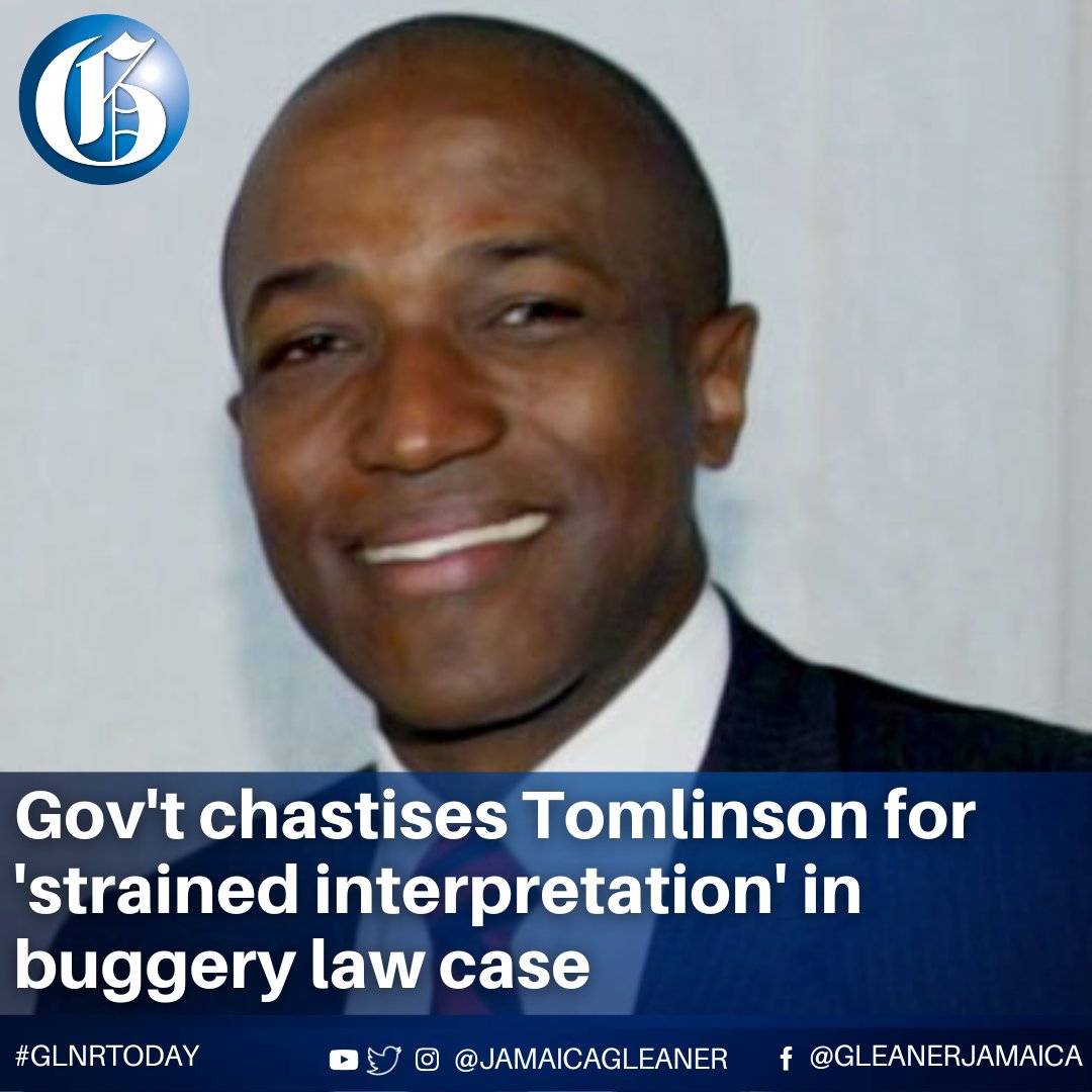 Jamaica Gleaner On Twitter Gay Rights Activist Maurice Tomlinson Is