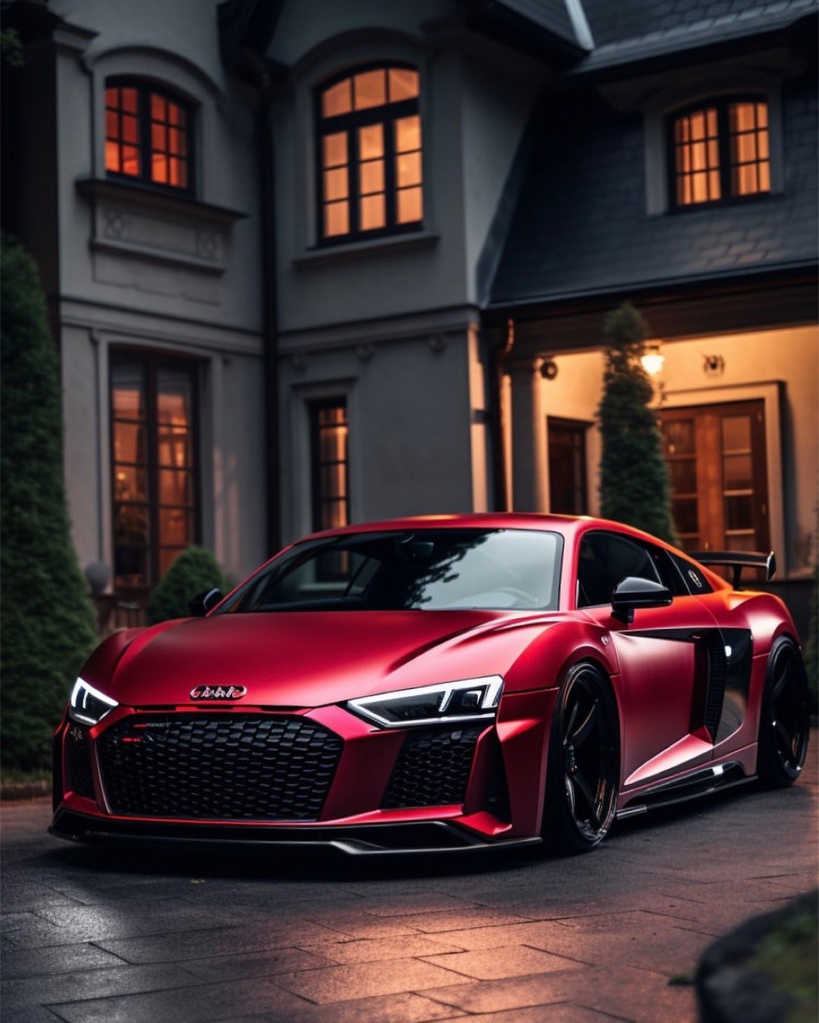 Audi R8 Wallpaper Black