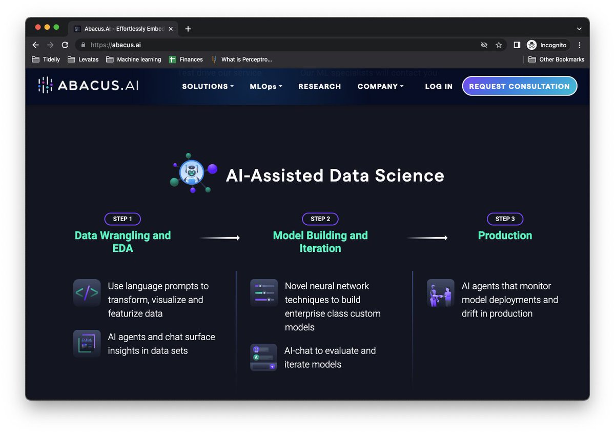 Abacusai On Twitter The Future Of Data Science Is Ai Assisted You Can Use Our End To End Llm