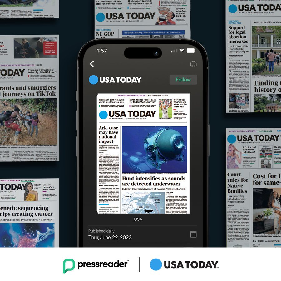 Biblioteca de la Universidad Loyola on Twitter: "Nuevo medio en @PressReader; ahora @USATODAY ...