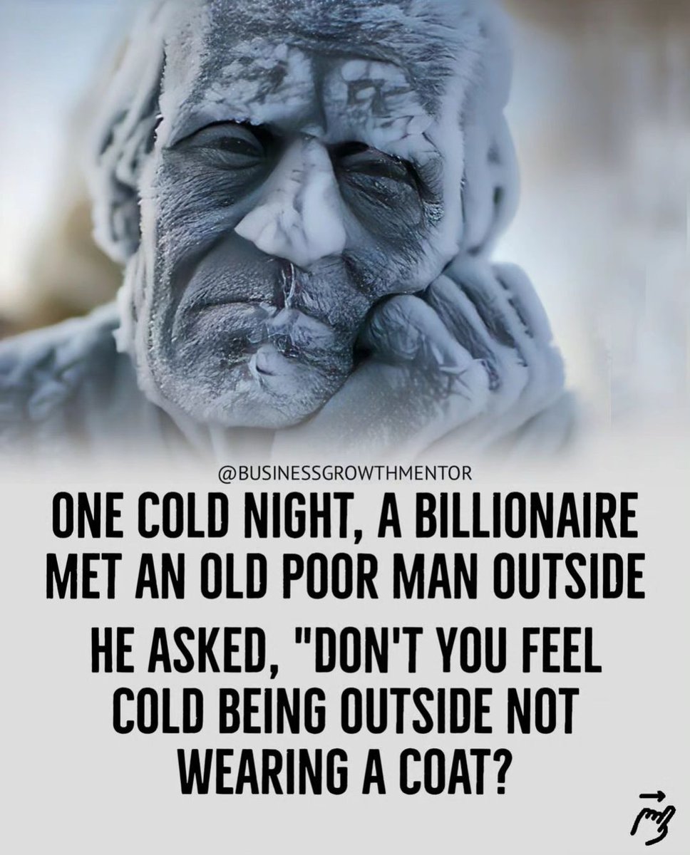 One Cold Night, A Billionaire Met An Old Poor Man Outside He Asked ...