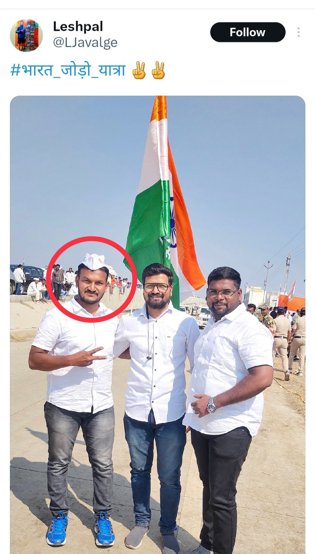 Dr Nimo Yadav on Twitter: "He is Leshpal Javalge, a congress worker. Yesterday in Pune MH, a man ...