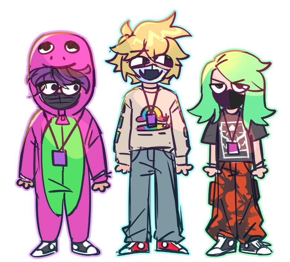 HOLO :3⚡️ on Twitter: "the skrunklies at vidcon"