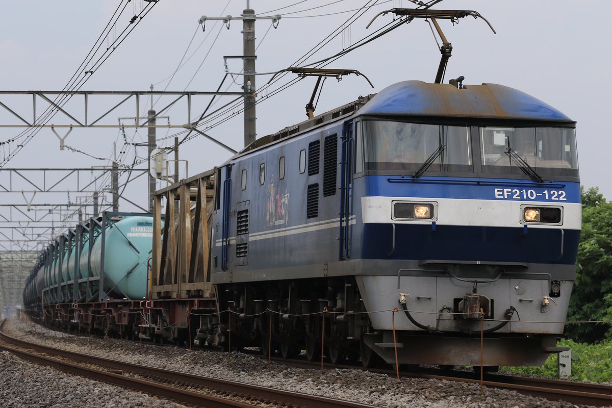 鉄道写真総合技術研究所 on Twitter: "8876ﾚ EF65-2066+コキ 臨8764ﾚ EH200-18+ ムドEF65-2083+タキ+コキ1両? 4067ﾚ EF210 ...