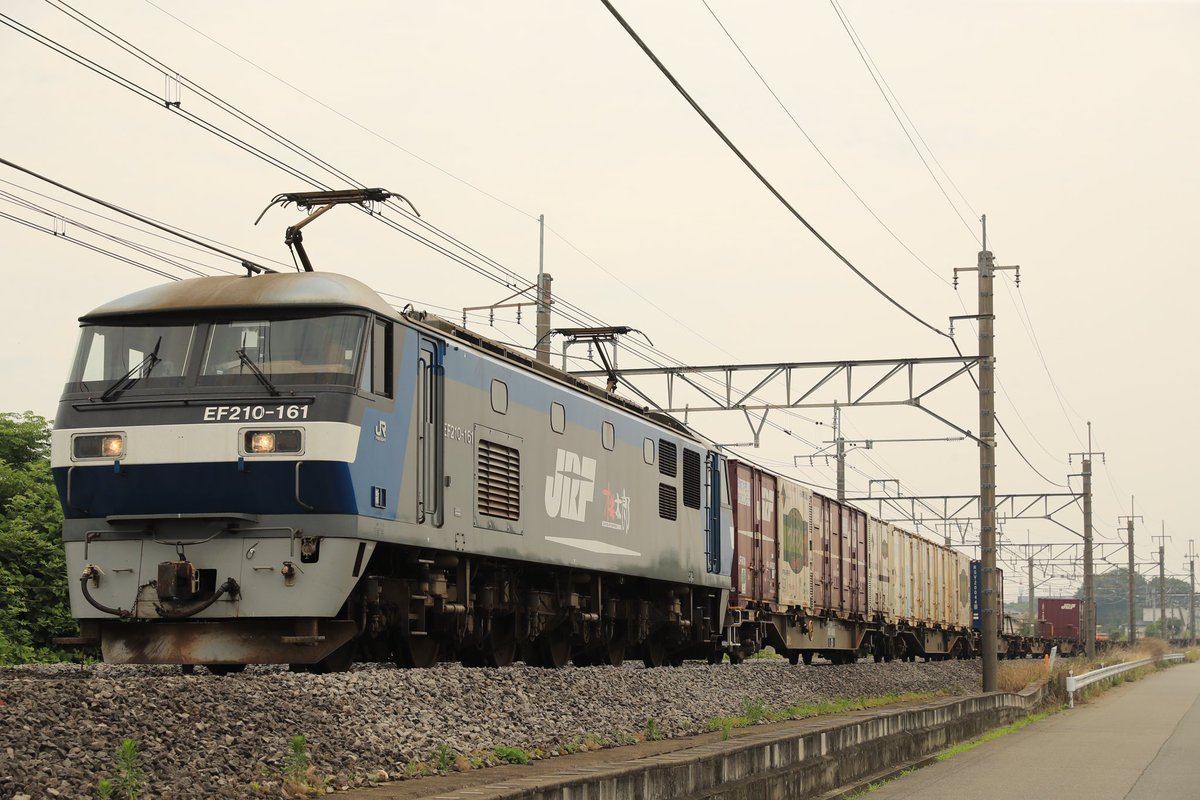 鉄道写真総合技術研究所 on Twitter: "8876ﾚ EF65-2066+コキ 臨8764ﾚ EH200-18+ ムドEF65-2083+タキ+コキ1両? 4067ﾚ EF210 ...