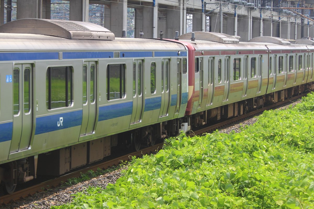 スメロー on Twitter: "2023/6/28 回8125M E531系10B(K457+K451) KY入場 E531系混色10連、東北本線へ"