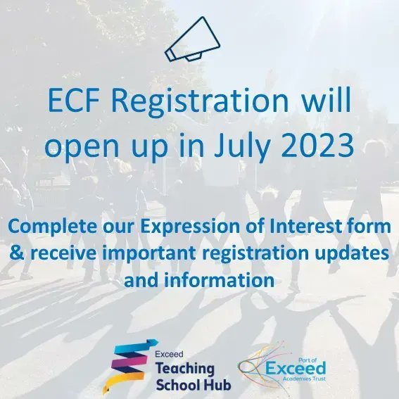 Exceed Teaching School Hub on Twitter: "Do you have an ECT signing up for our ECF Programme in ...
