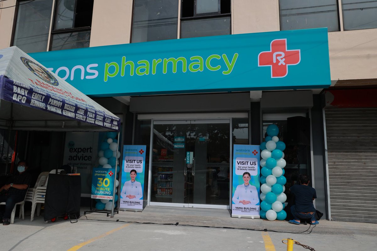 Quezon City Government on Twitter: "Isang pagbati sa pamunuan ng Watsons pharmacy para sa ...
