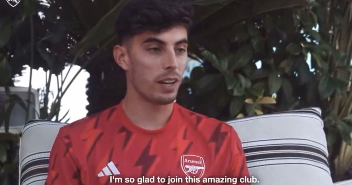 Mirror Football On Twitter Kai Havertzs Arsenal Shirt Number