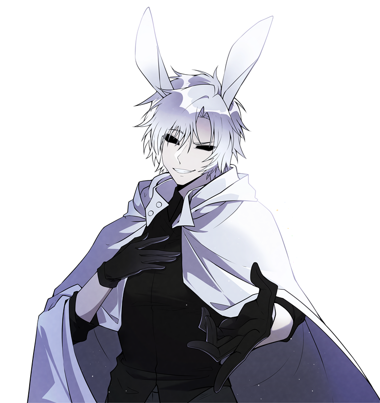 Anime Male White Rabbit