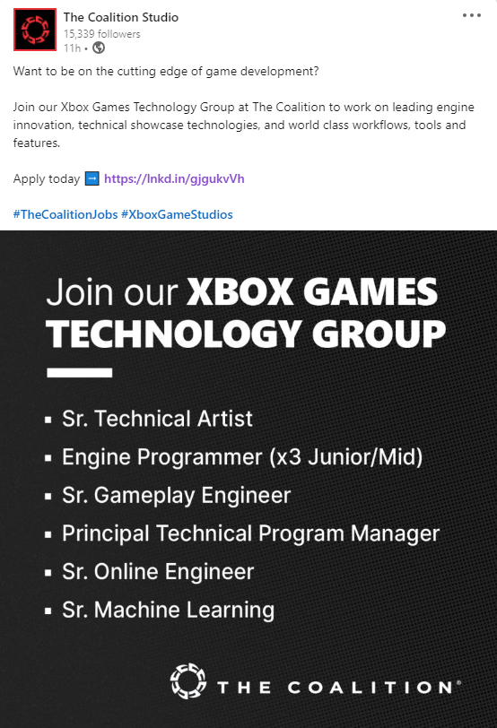 Idle Sloth💙💛 on Twitter: "(FYI) The Coalition is advertising available job positions for the ...