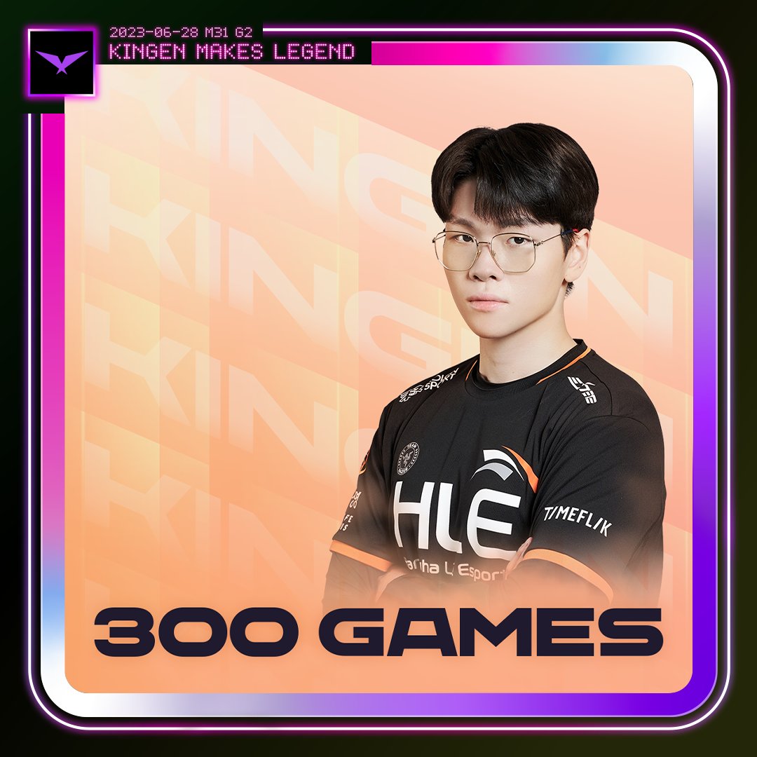 Hanwha Life Esports on Twitter: "RT @LCK: Congratulations to @HLEofficial Kingen for reaching ...