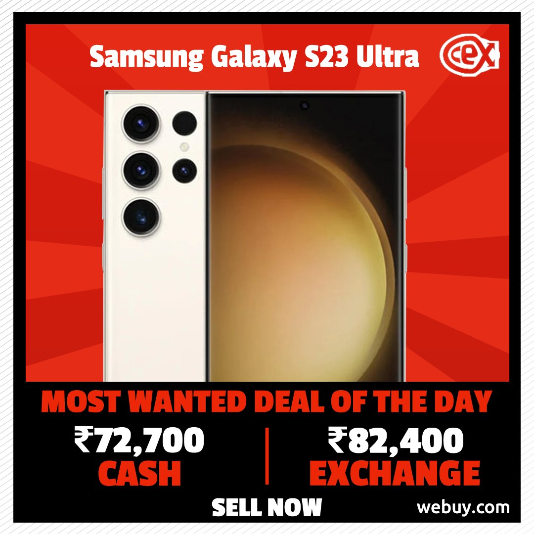 CeX India on Twitter: "Best prices paid for your tech today! Get instant cash or more when you ...