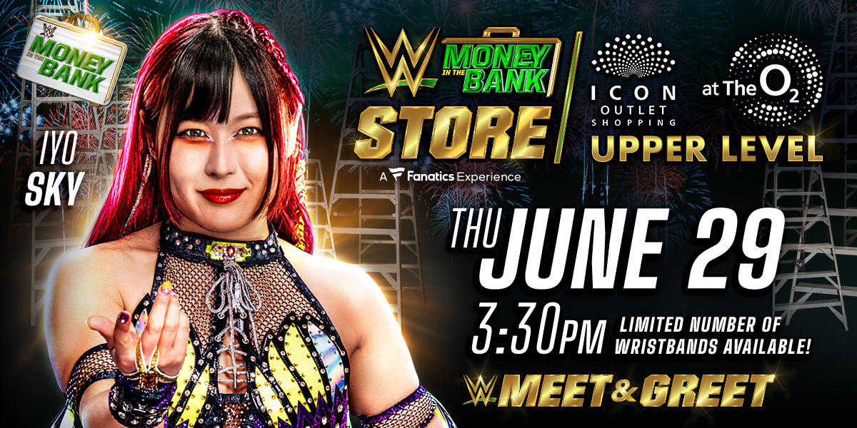 WWE UK on Twitter: "Meet WWE Superstar @Iyo_SkyWWE at the #MITB Store in London. Entry to Meet ...