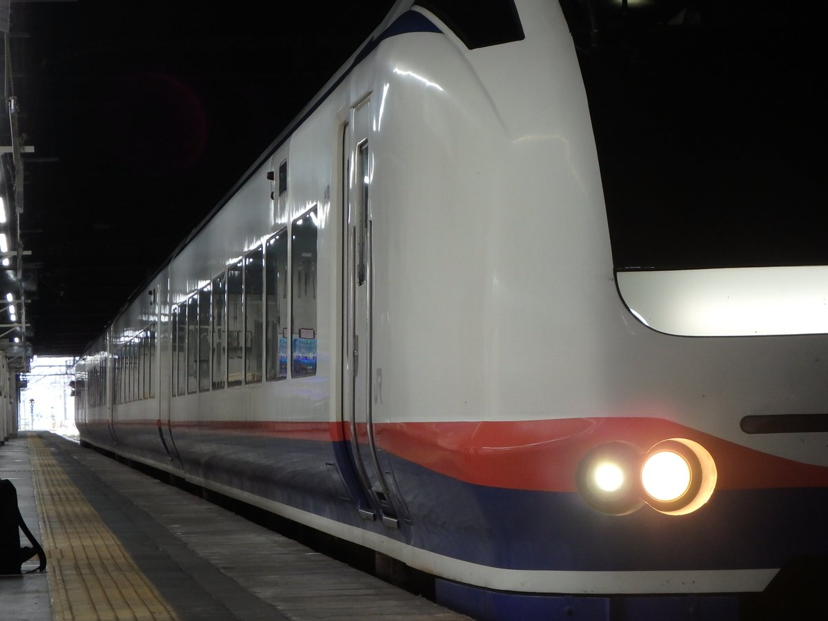 にいてつ on Twitter: "E653系H204変編成特急しらゆき3号新潟行き信越本線長岡"