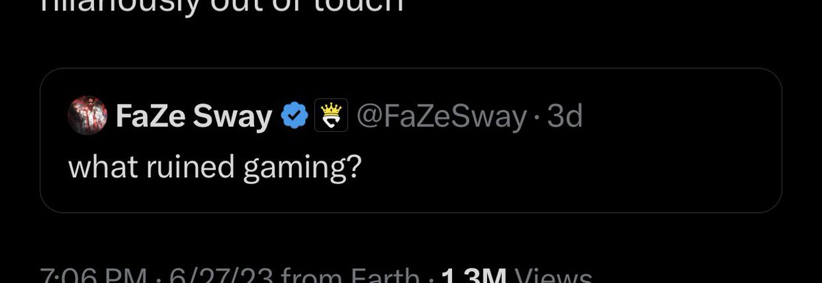 Lumpy on Twitter: "In all fairness it IS also really funny that the guy asking “what ruined ...