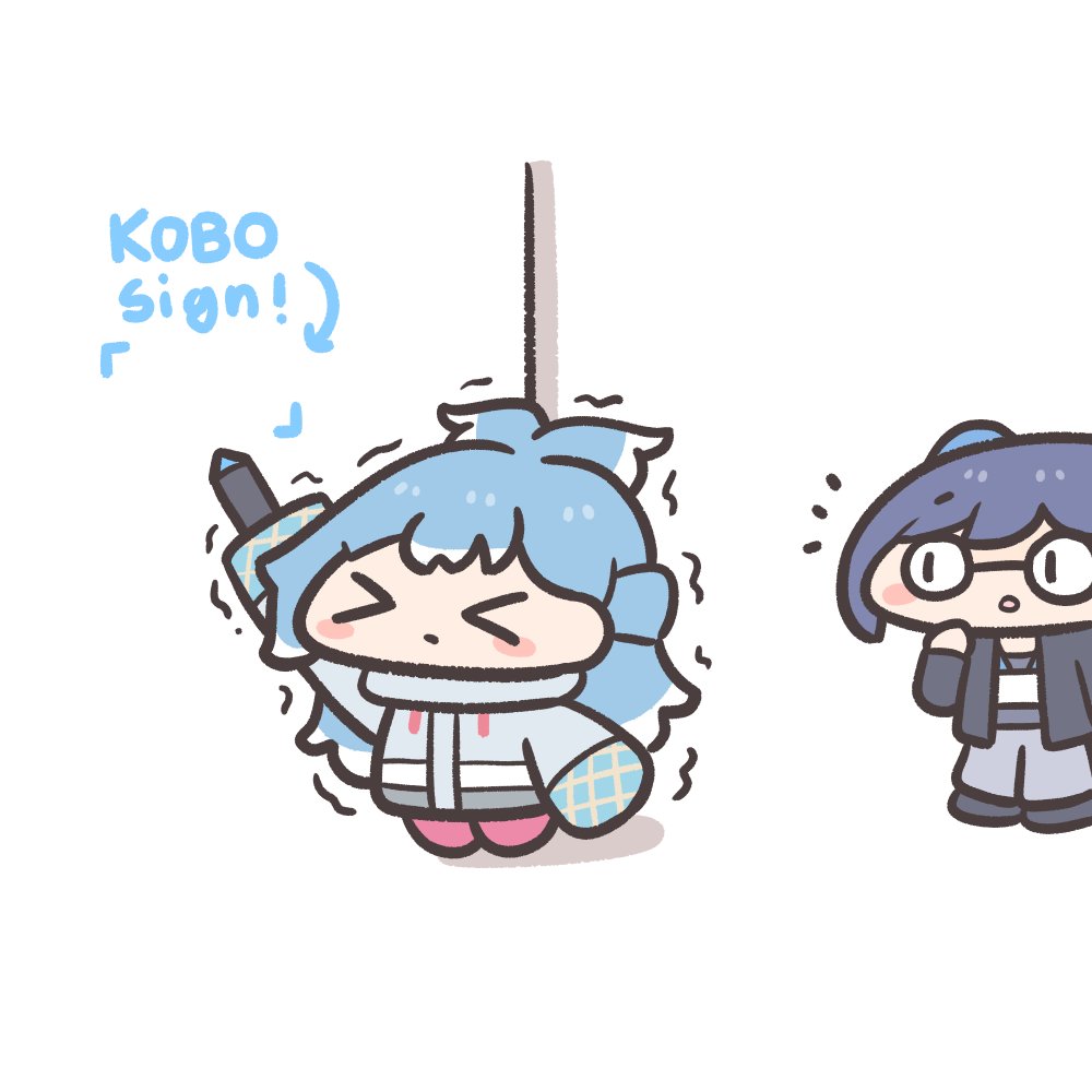 티비아래underdatv/원신축제:금토일 on Twitter: "Achan meets Kobo while she is trying to write her sign on ...