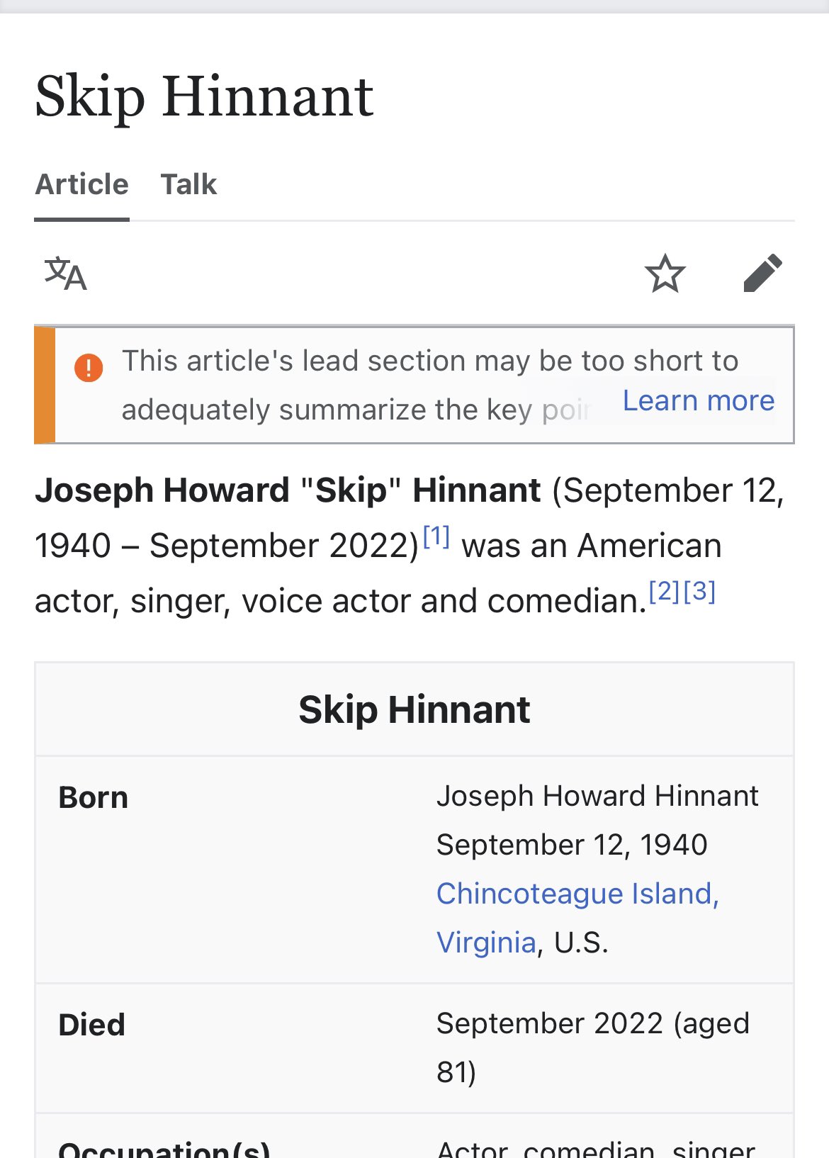 Skip Hinnant