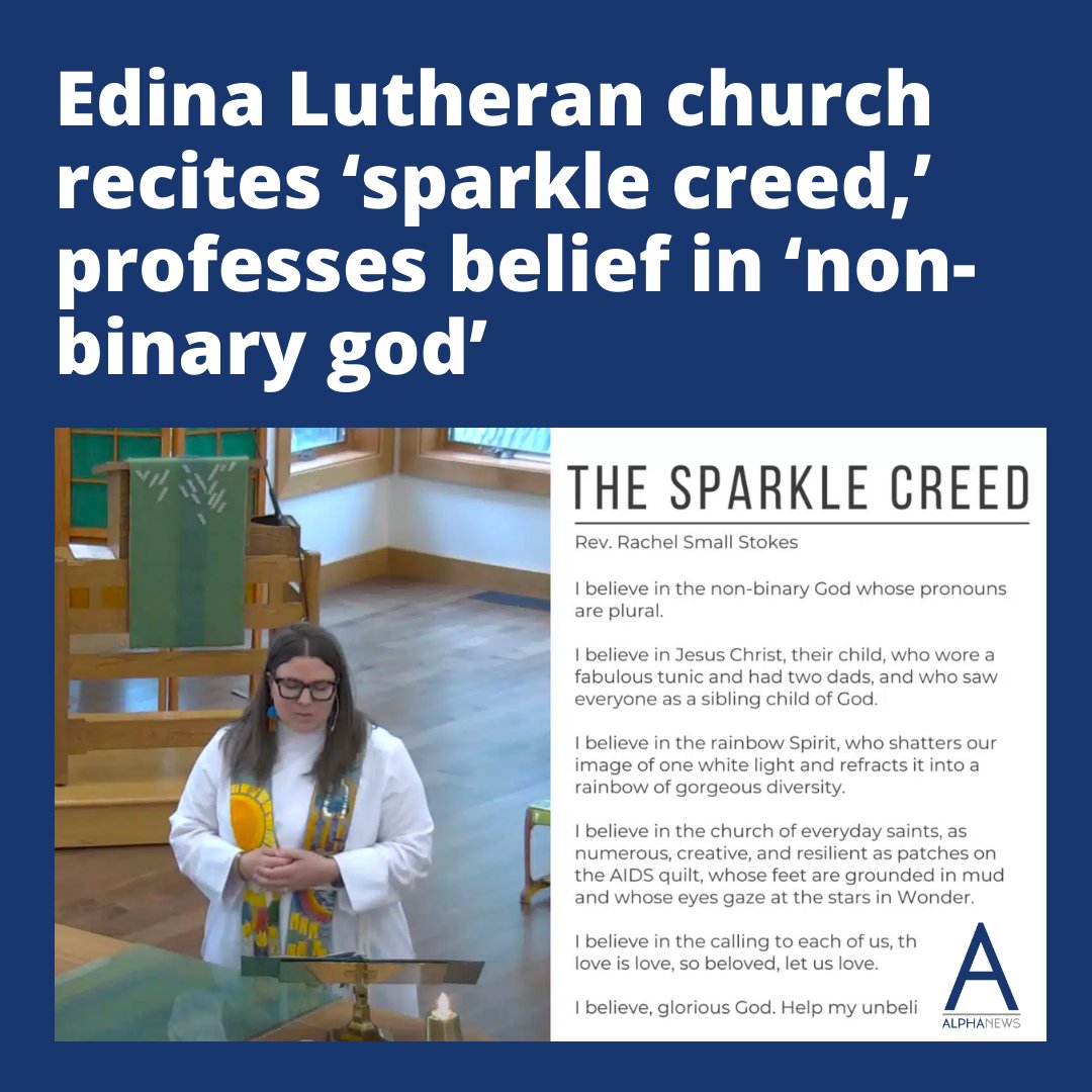 Lutheran Church Recites The Apostles' Creed