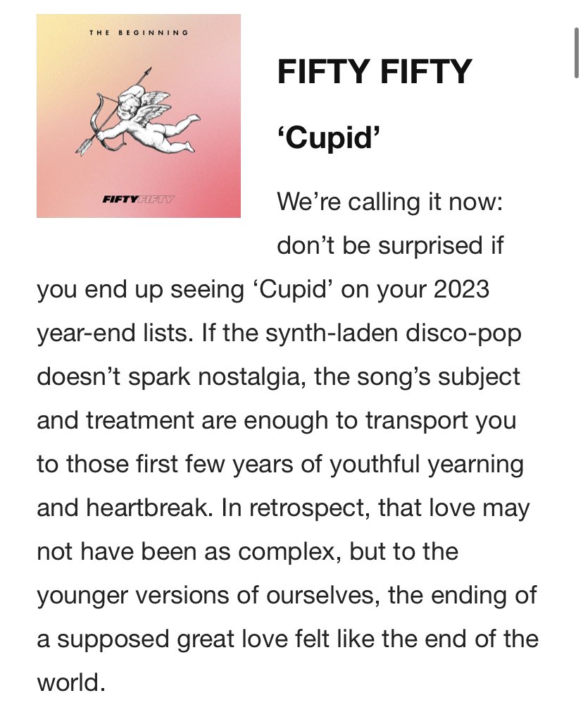 fifty fifty archive on Twitter: "📄 “15 Best K-Pop Songs Of 2023 So Far” NME names Cupid as one ...
