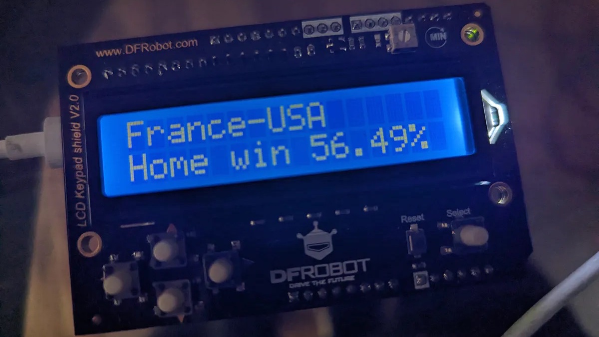 Arduino on Twitter: "Predicting soccer matches with machine learning on the UNO R4 Minima: https ...
