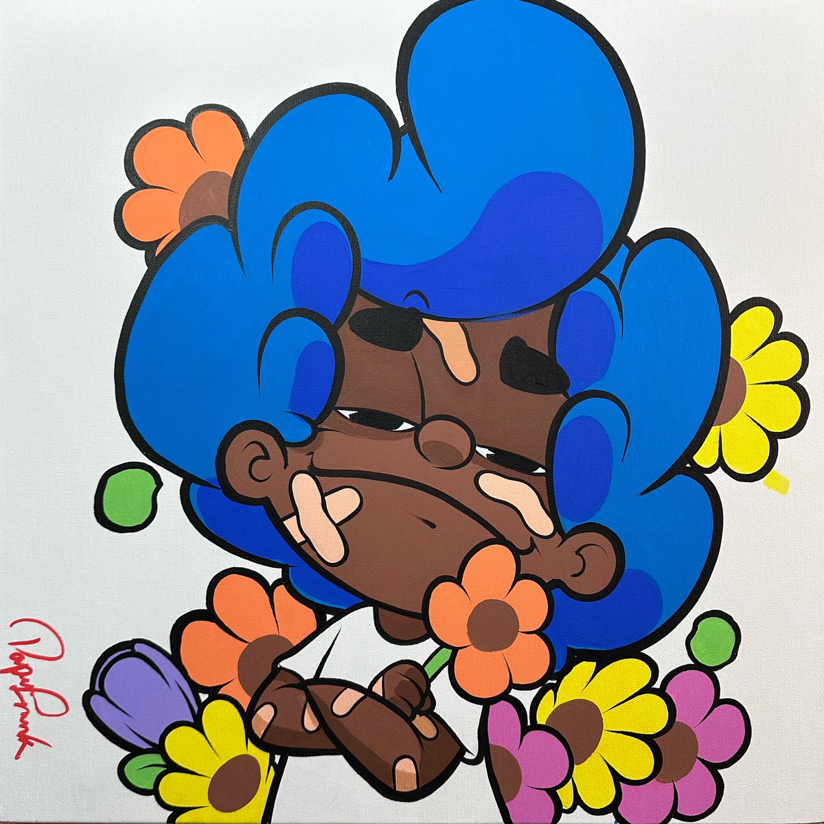 PaperFrank on Twitter: "Some Acrylic works I sold recently."