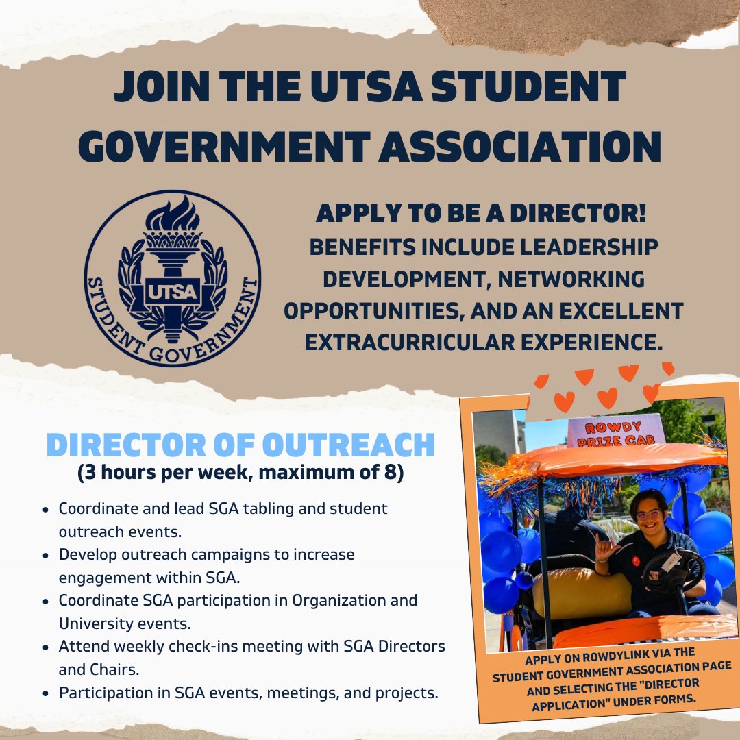 Student Government Association Poster