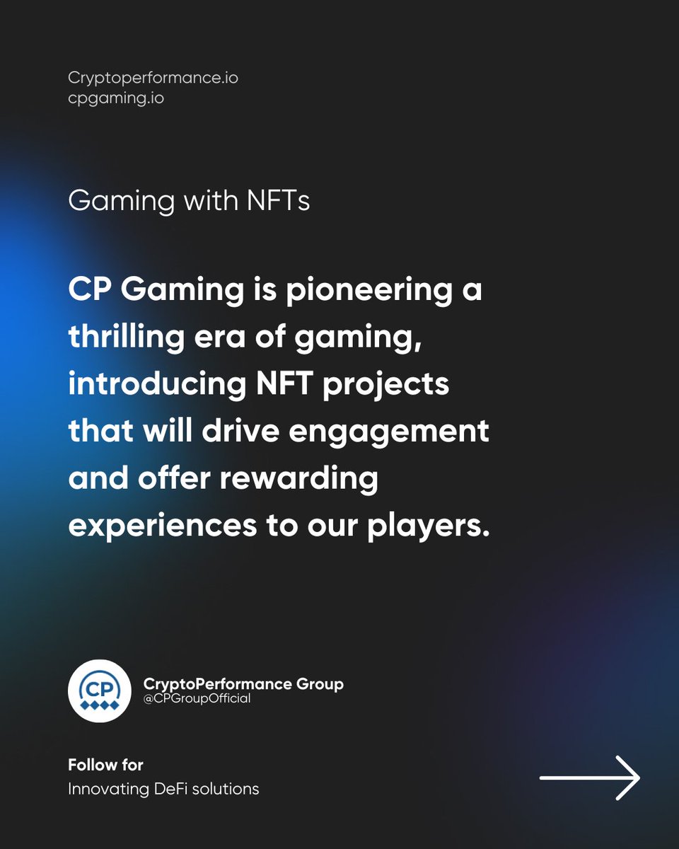 CryptoPerformance Group | CPCoin | CP BANQ on Twitter: "Remember, every game played adds value ...