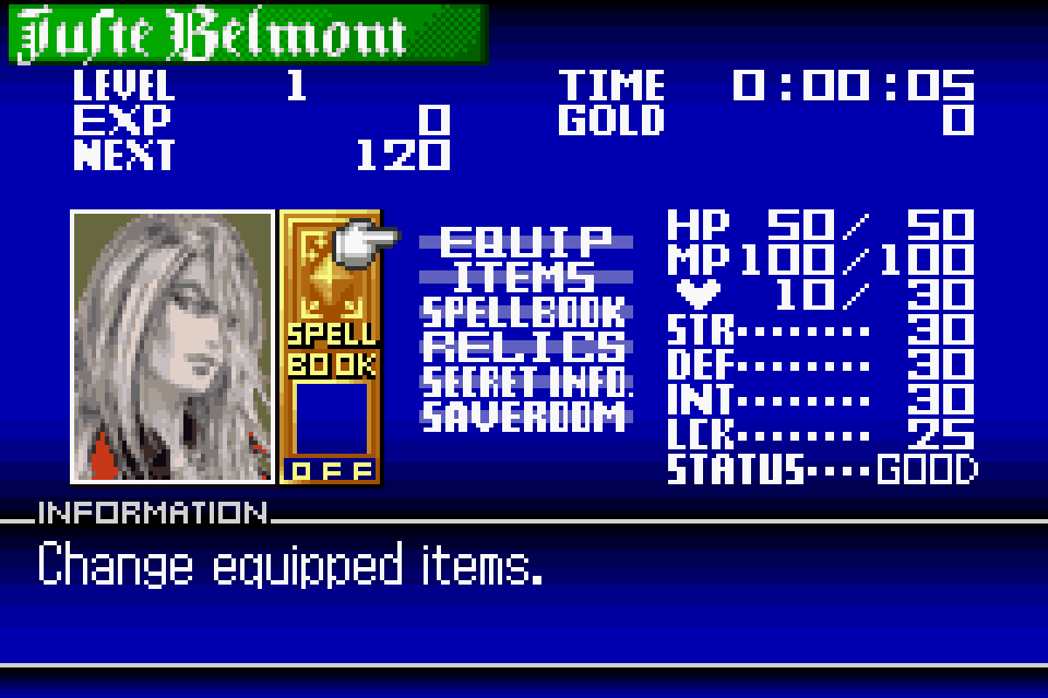 Arvy on Twitter: "Famously, Symphony of the Night's menu and inventory UI ended up looking like ...
