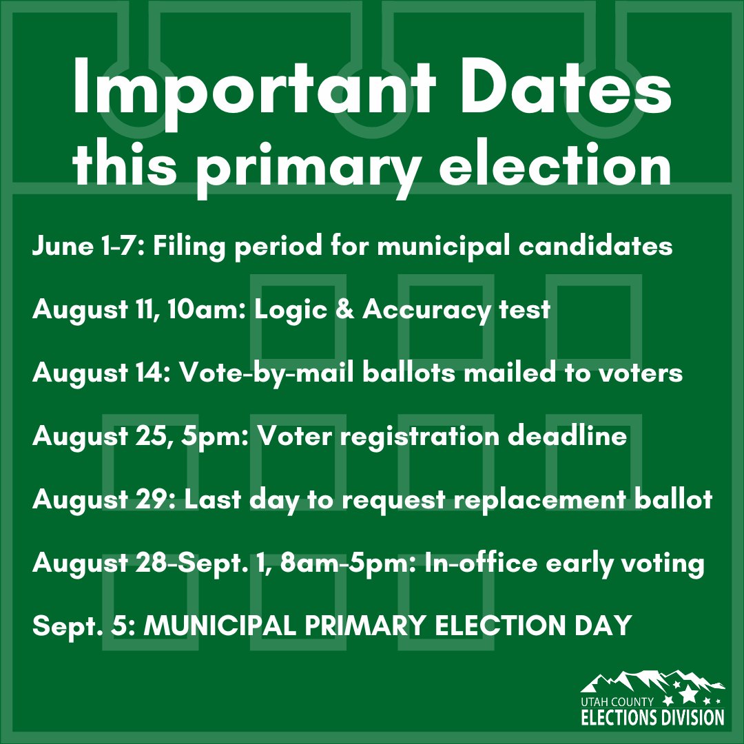 When are the Primary Elections: Important Dates and Deadlines : The ...