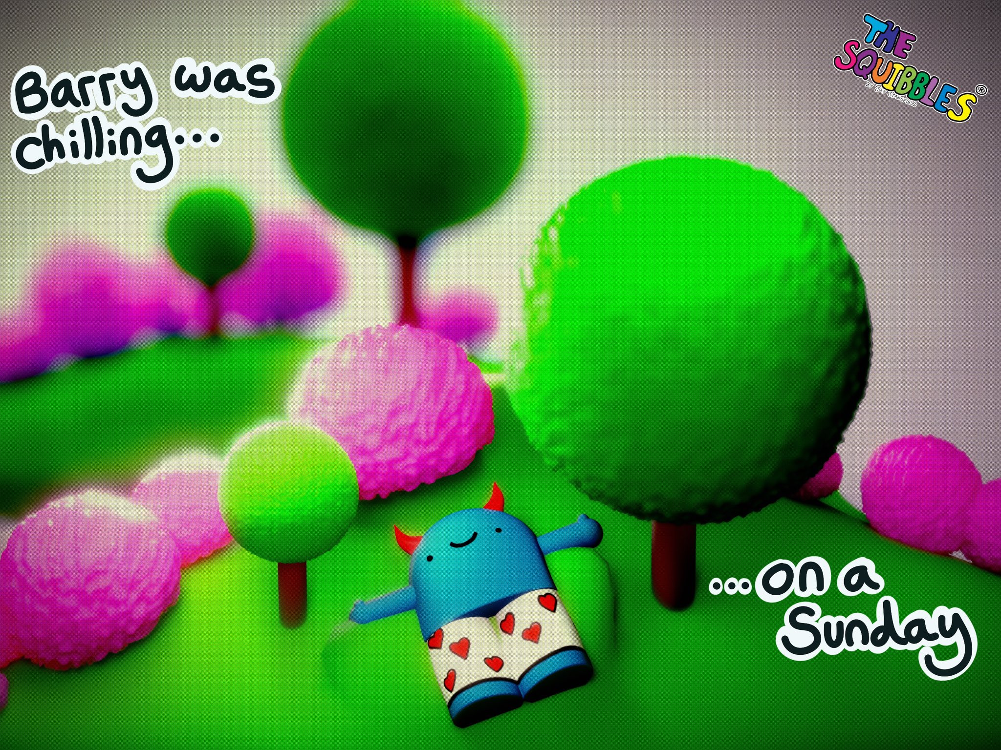 The Squibbles®🌈♥️🌞 on Twitter: "Barry was chilling on a Sunday. What do you like to do to chill ...