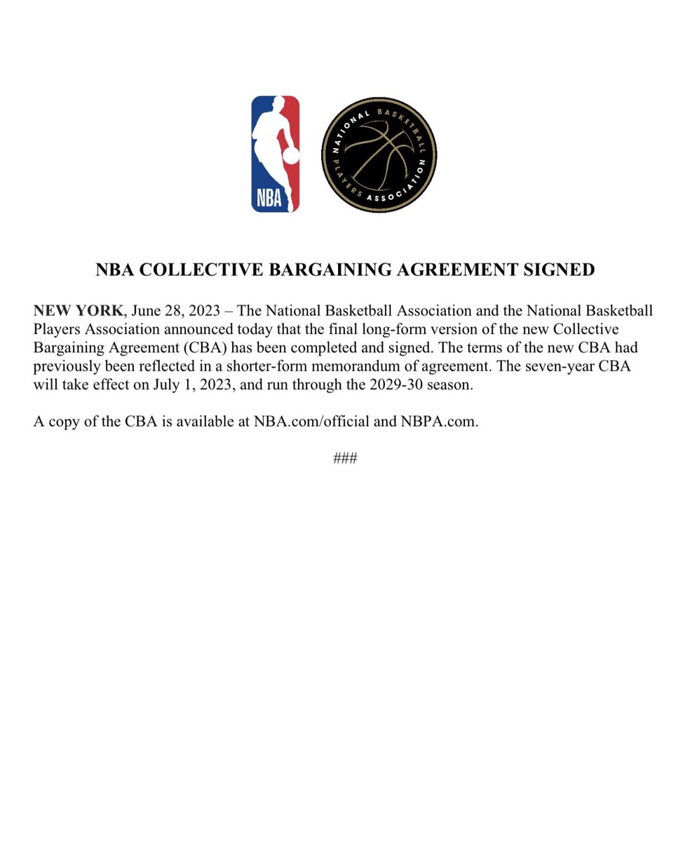 Nba Cba NBA, Players' Union Reach Tentative Deal For New CBA