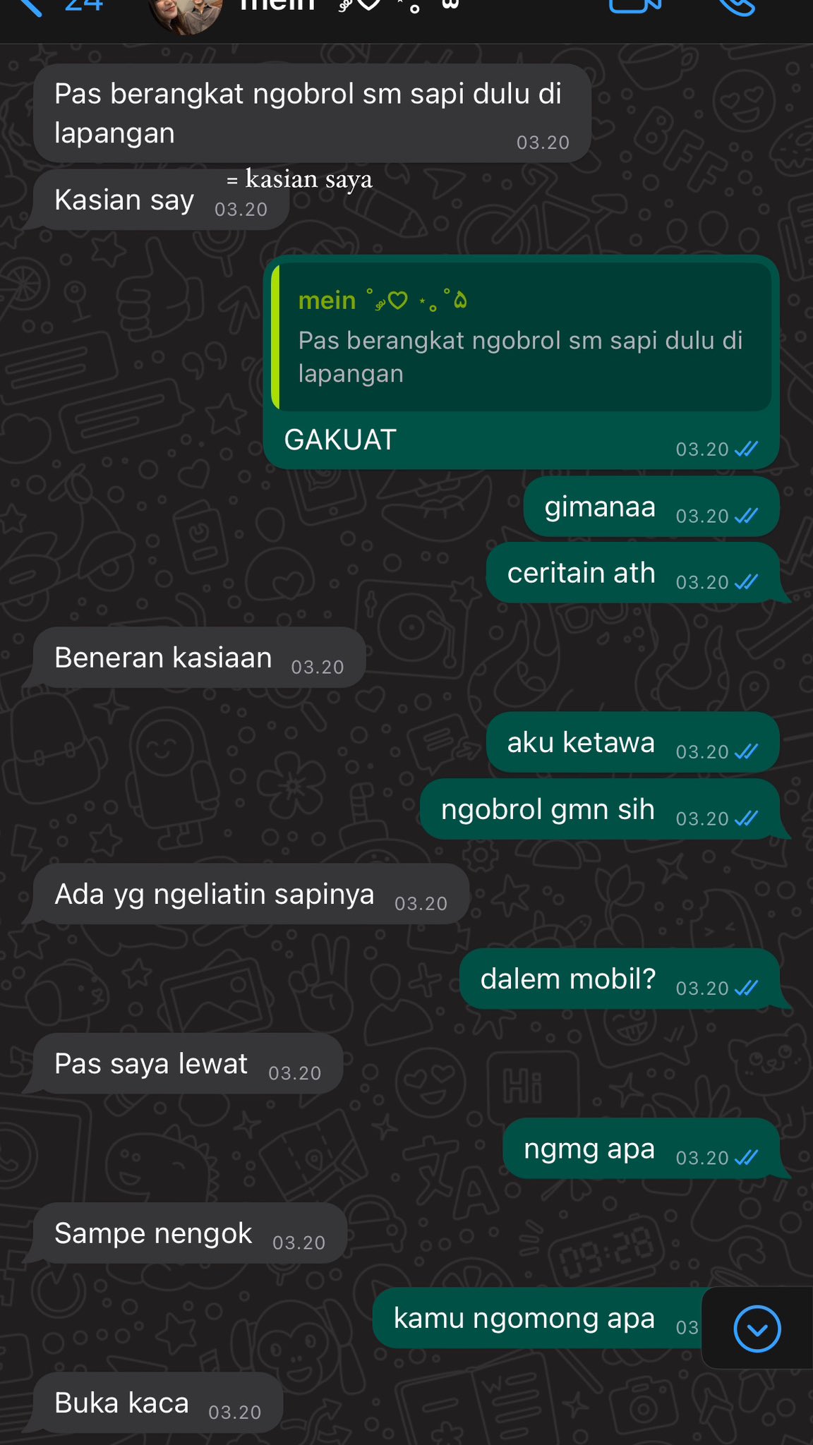 d ヾ( ˃ᴗ˂ ) • * on Twitter: "dia baper sendiri yampun kasian jd pengen beliin domba. se-seneng ...