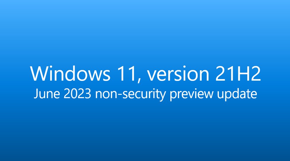 Windows Update on Twitter: "🧵The June 2023 non-security preview release is now available for ...